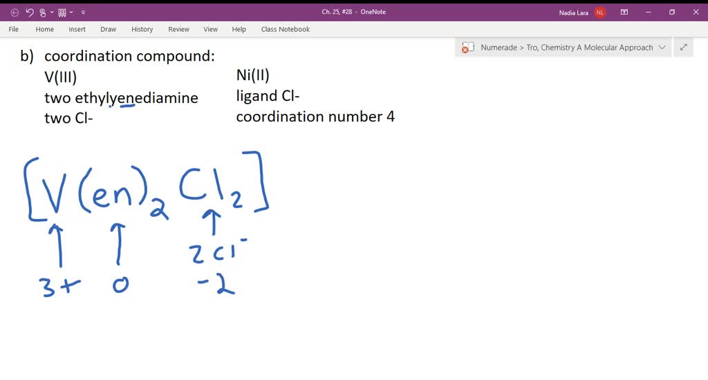 SOLVED:Write the formula and the name of each complex ion or coordination compound. a. a complex ...