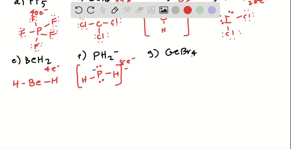 SOLVED:Draw a Lewis structure for each species: (a) PF5 ; (b) CCl4; (c ...