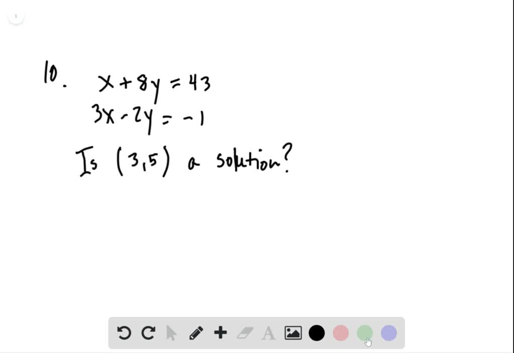 Solved For The Following Exercises Determine Whether The Given Ordered