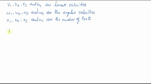⏩SOLVED:A two-stage gear train consists of four gears meshed… | Numerade