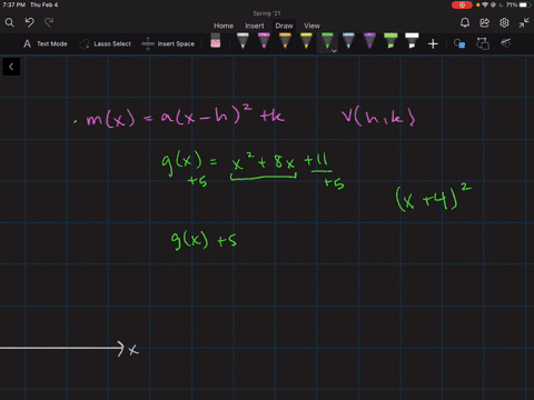SOLVED:Use a graphing utility to graph the quadratic function. Identify the vertex, axis of ...