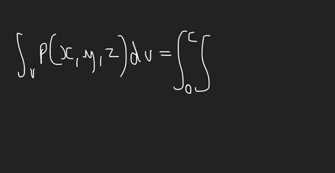 SOLVED:A liquid of variable density ρfills the region D in the large ...