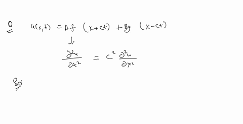 SOLVED:The wave equations of classical physics contain a second space ...