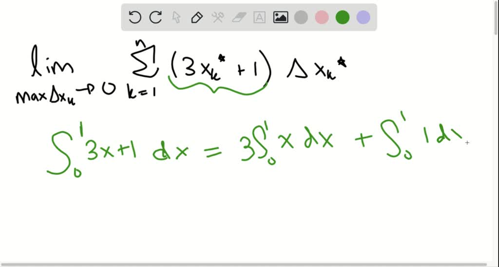 SOLVED:Evaluate the limit over the interval [a, b] by expressing it as ...