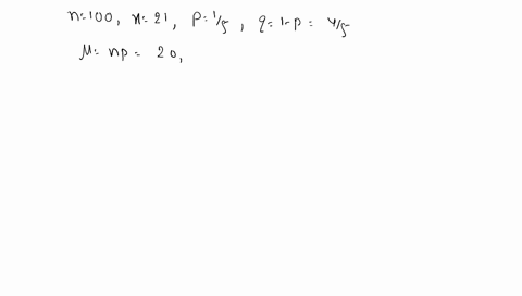 SOLVED:Using the normal approximation to the binomial distribution, and tables [or calculator ...