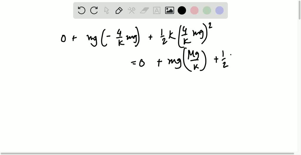 ⏩SOLVED:A block of mass M rests on a table. It is fastened to the… | Numerade