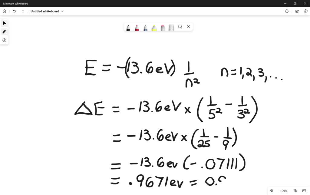 SOLVED:Think & Calculate An electron in hydrogen absorbs a photon and jumps to a higher state ...