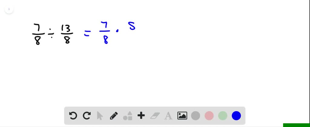 Draw fraction circles to model the given fraction. (13)/(8) | Numerade