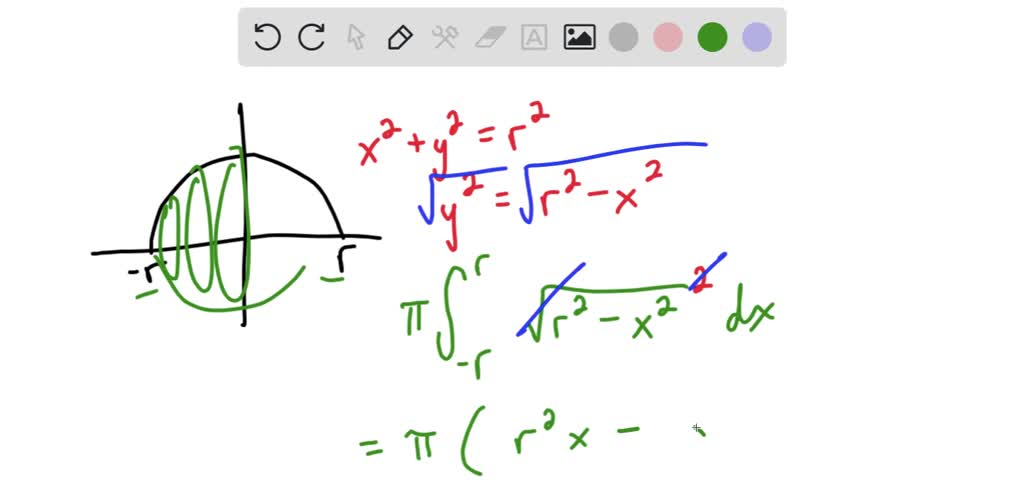 SOLVED:A cylindrical apple corer of radius a cuts through a spherical ...