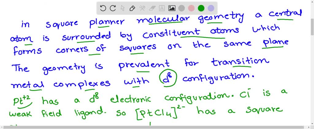 SOLVED:Which one of the following has a square planar geometry? [2007 ...