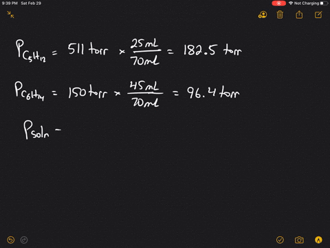 SOLVED:Pentane (C5 H12) and hexane (C6 H14) form an ideal solution. At ...