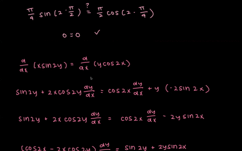 SOLVED: In Exercises 29-38 , verify that the given point is on the curve and find the lines that ...