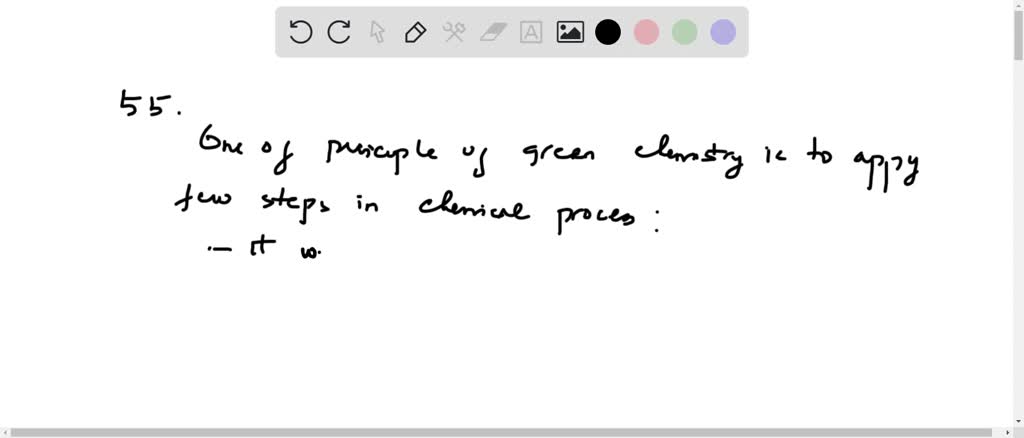 SOLVED What Is The Green Chemistry Safety Principle 