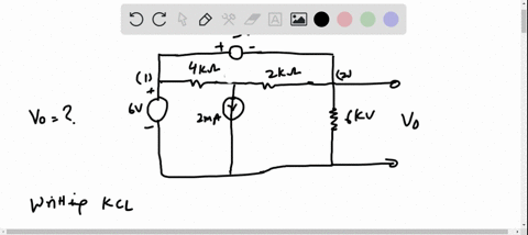⏩SOLVED:Using nodal analysis, find Vo in the network in Fig. P3.33. | Numerade