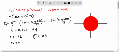 SOLVED:Finding the n th Roots of a Complex Number In Exercises 81-96,( a) use the formula on ...