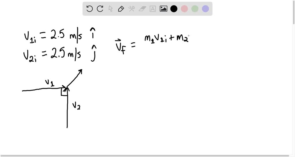 SOLVED:Two identical wads of putty are traveling perpendicular to one ...