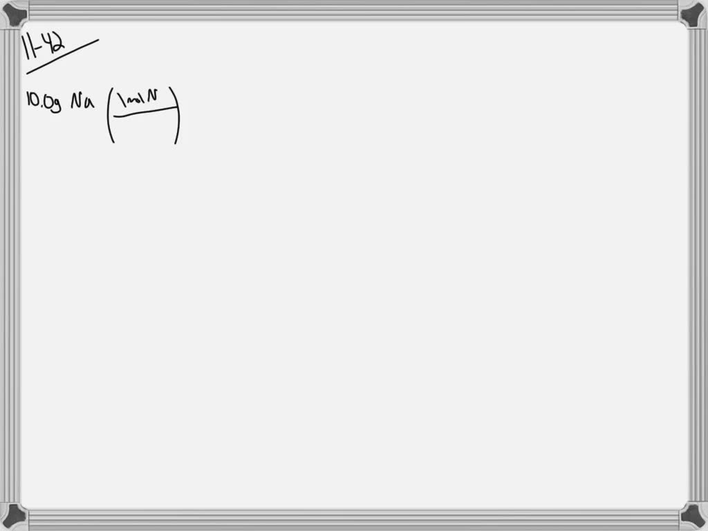SOLVED:Sodium reacts with anhydrous ammonia to produce sodium amide, NaNH2(s) . How many grams ...