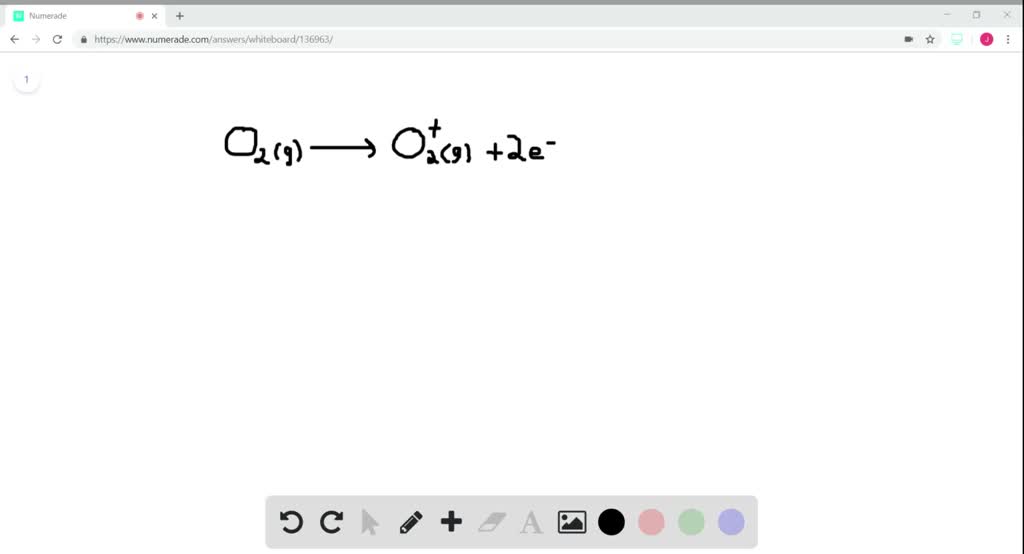 ⏩SOLVED:The first ionization energy of the oxygen molecule is the ...