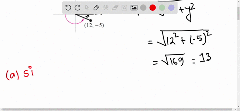 SOLVED:Sketch a right triangle corresponding to the trigonometric function of the acute angle θ ...