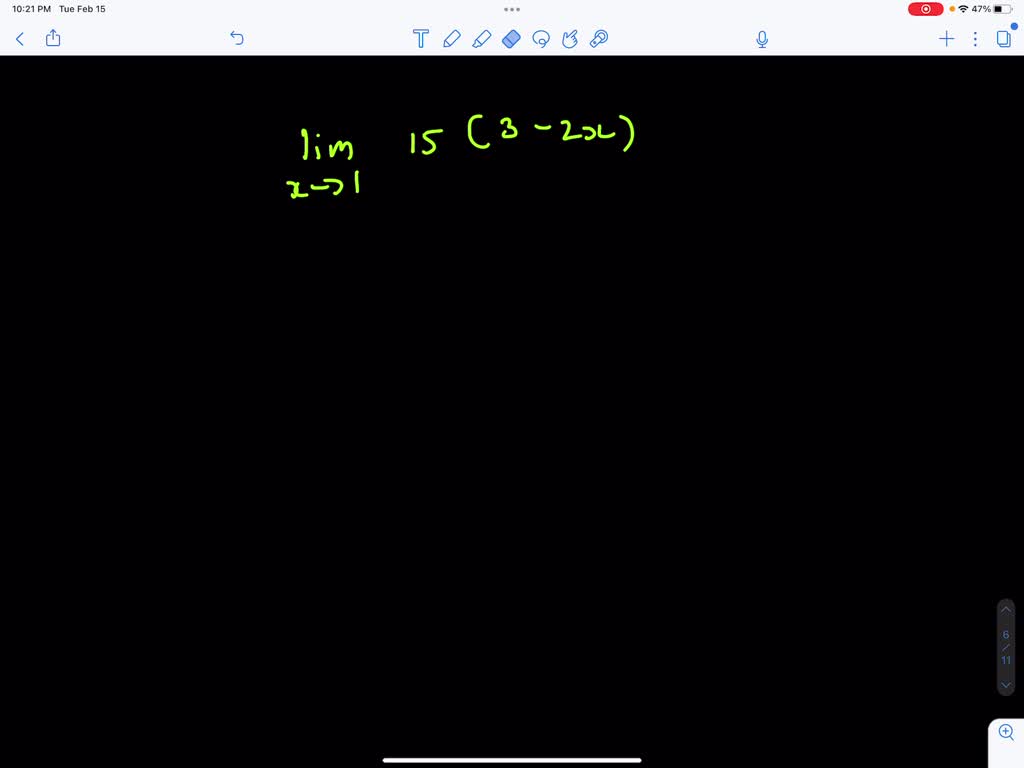 SOLVED:Calculate the limits in Exercises 25-28, using only the continuity of linear and power ...