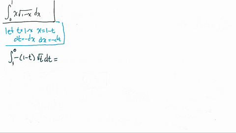 SOLVED:Evaluate the integrals by using a substitution prior to integration by parts. ∫0^1 x √(1 ...