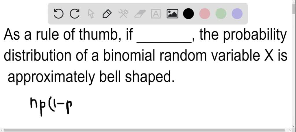 SOLVED:As a rule of thumb, if , the probability distribution of a ... SOLVED:As a rule of thumb, if , the probability distribution of a ...