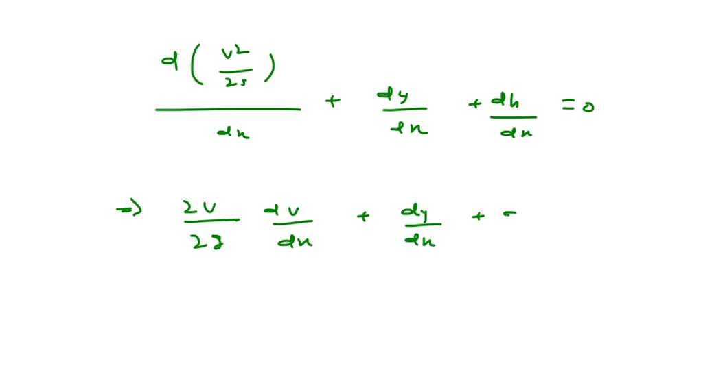 Consider the flow in a wide channel over a bump, as in Fig. P 10.62 ...