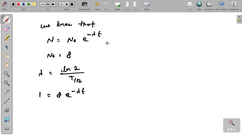 Potassium -40 decays to argon -40 with a half life of 1.27 ×10^9 yr ... Potassium -40 decays to argon -40 with a half life of 1.27 ×10^9 yr ...