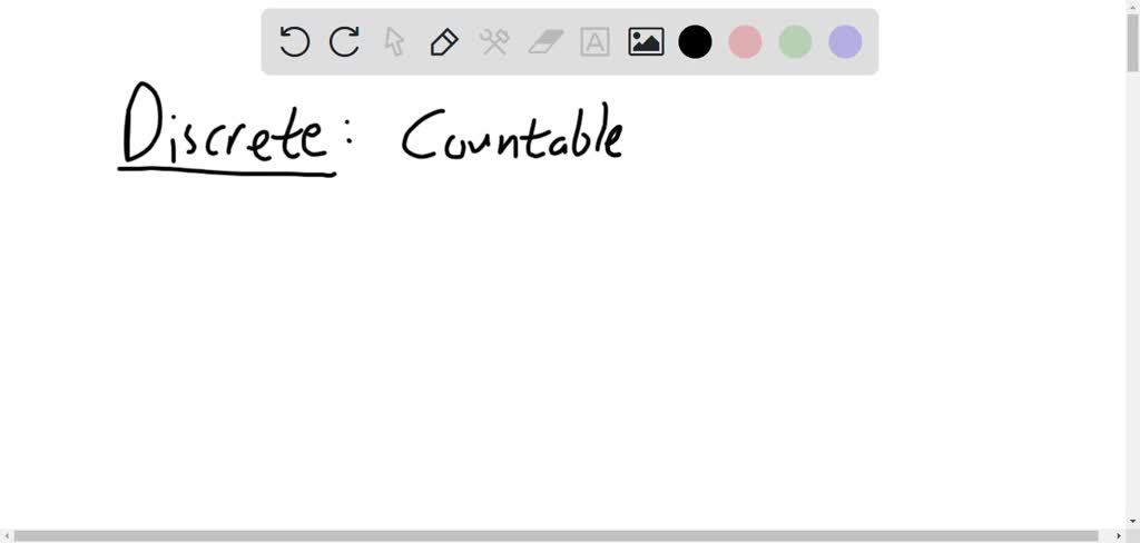 SOLVED: Physics. Give an example of a discrete random variable of ...