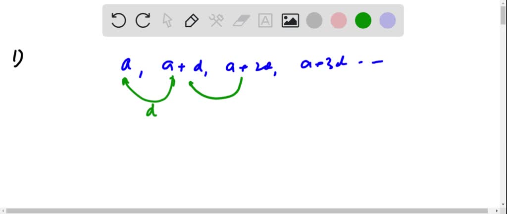 SOLVED:A sequence is called an sequence when the differences between ...