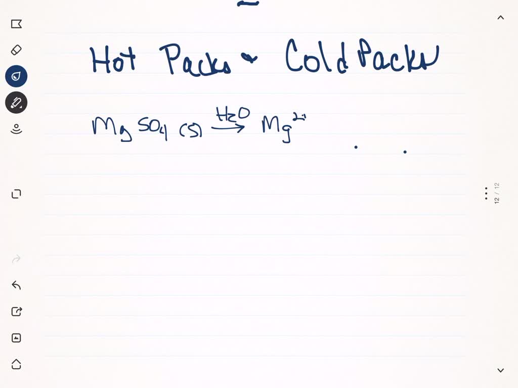 SOLVED: Commercial cold packs and hot packs are available for treating ...