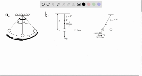 SOLVED: A simple pendulum is oscillating without damping. When the ...