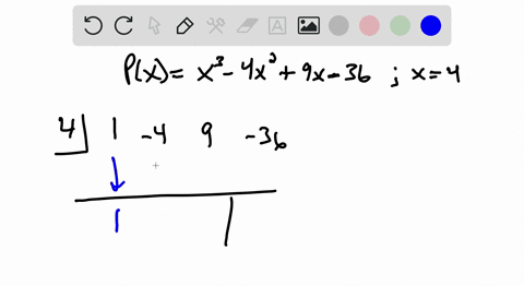SOLVED:Use synthetic division to show that the given x value is a zero ...