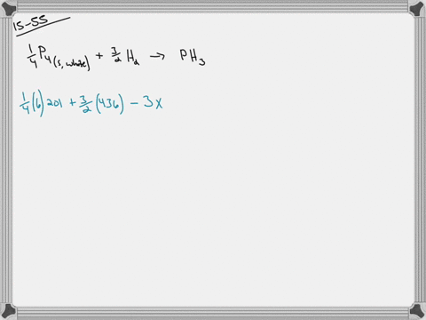 SOLVED:Using data in Appendix K, calculate the average P-H bond energy in PH3( g).