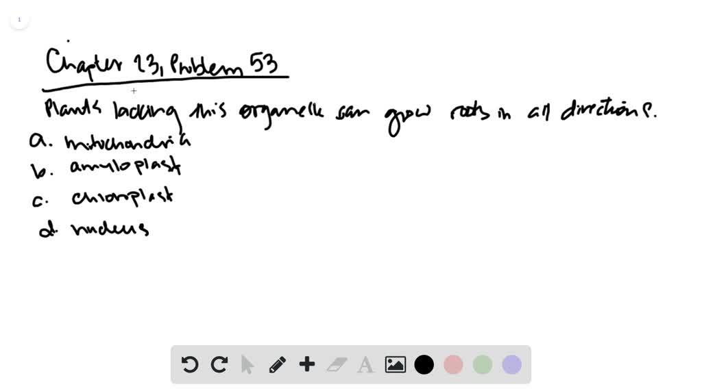 SOLVED: In the starch-statolith theory of plant cell gravity-sensing ...