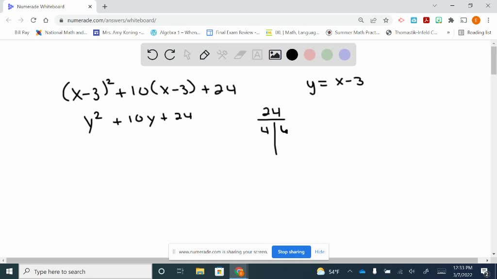⏩SOLVED:Consider the following approach to factoring the problem … | Numerade