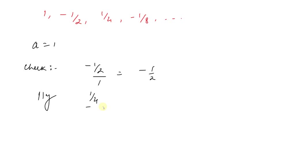 ⏩SOLVED:Identifying a Geometric Sequence Determine whether or not ... ⏩SOLVED:Identifying a Geometric Sequence Determine whether or not ...