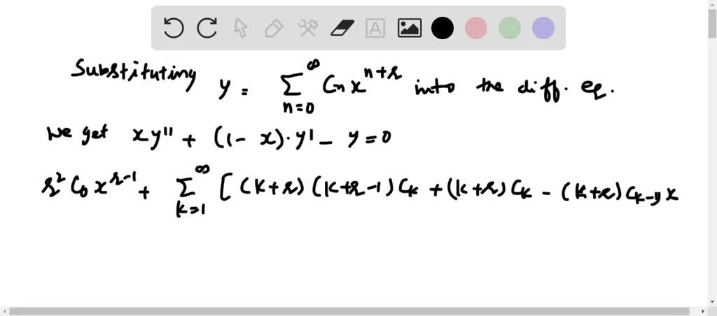 x=0 is a regular singular point of the given differential equation ...