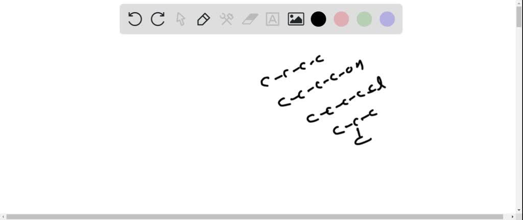 SOLVED:n-butane, n-butanol, n-butyl chloride, isobutane in increasing ...