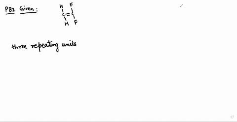⏩SOLVED:Draw three repeating units of the addition polymer made from… | Numerade
