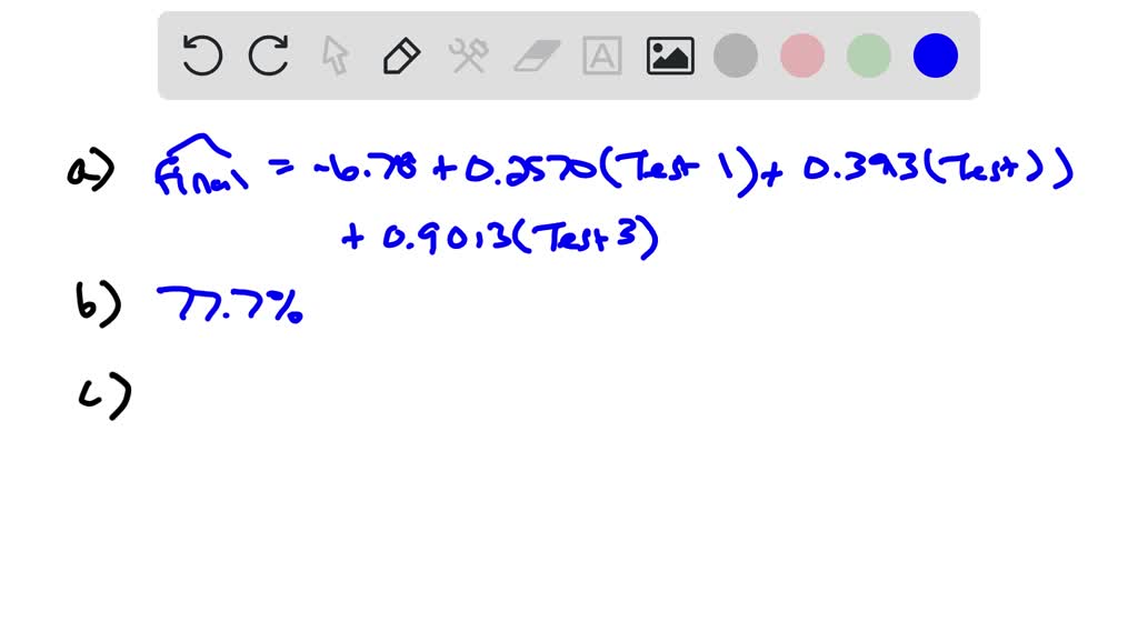 ⏩SOLVED:Predicting final exams How well do exams given during the ...