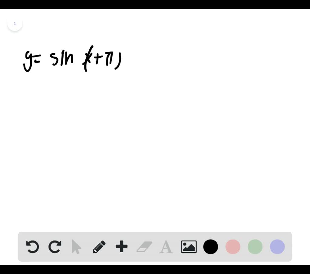 SOLVED Sketching The Graph Of A Trigonometric Function In Exercises 55