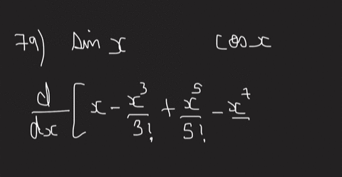 SOLVED:Differentiate the power series expansion of sinx and show that ...