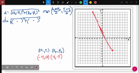SOLVED:(a) plot the points, (b) find the distance between the points, and (c) find the midpoint ...