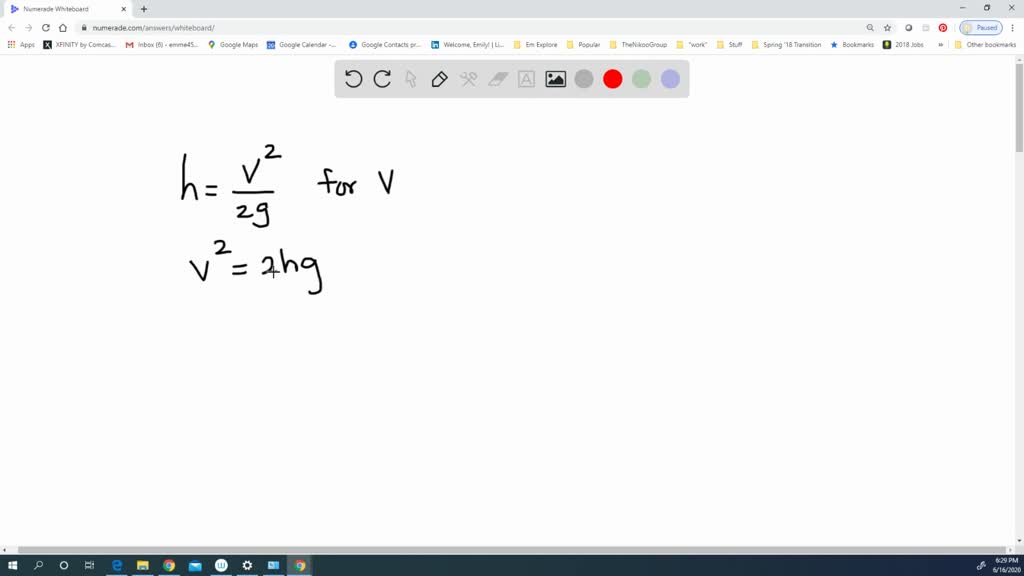 ⏩SOLVED:Solve the formula for the specified variable. Because each… | Numerade
