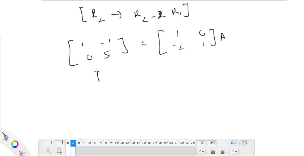 ⏩SOLVED:Using elementary transformations, find the inverse of each… | Numerade