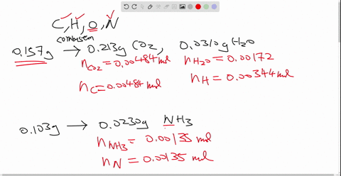 SOLVED:A compound contains only \mathrm{C}, \mathrm{H}, \mathrm{N}, and \mathrm{O} . Combustion ...