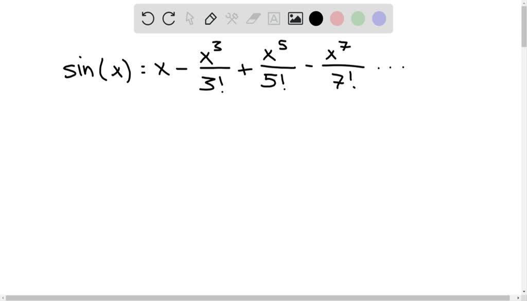 SOLVED:Use an appropriate Taylor series to find the first four nonzero ... SOLVED:Use an appropriate Taylor series to find the first four nonzero ...