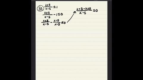 SOLVED:Solve each rational inequality. Write each solution set in ...