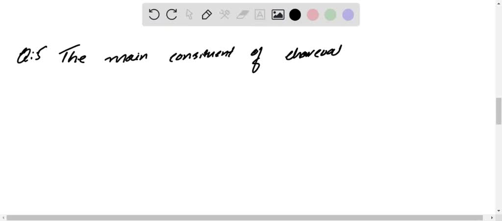 ⏩SOLVED:The main constituent of charcoal is ....... | Numerade